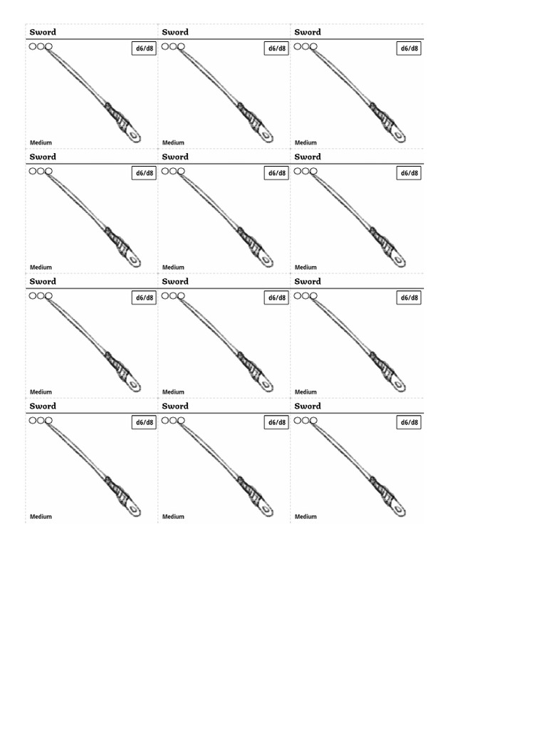 Item Card Needle | PDF