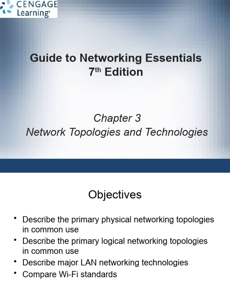 Guide To Networking Essentials 7 Edition: Network Topologies and Technologies | Download Free ...