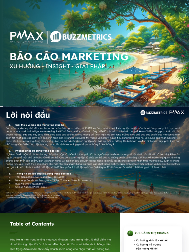 Bã O Cã O Marketing Mã A Hã 2024 Xu Hæ á Ng Insight Giáº I Phã P Pdf
