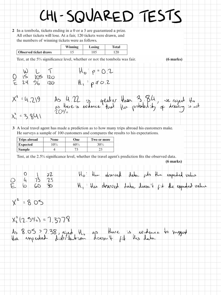 Chi-Squared Tests 20 Jan 24 | PDF | Statistical Hypothesis Testing ...