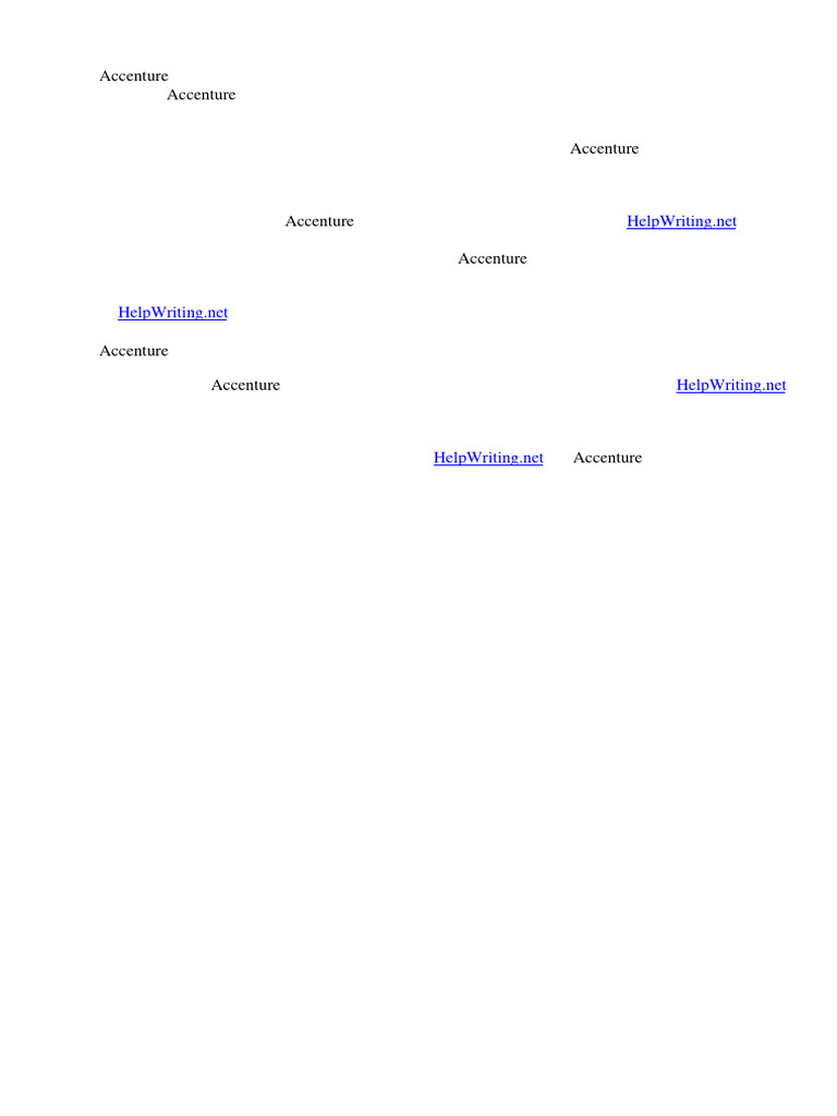 accenture案例研究面试 | PDF | Accenture | Consultant