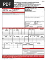 IPC ADR Reporting Form | PDF | Pharmacovigilance | Health Care