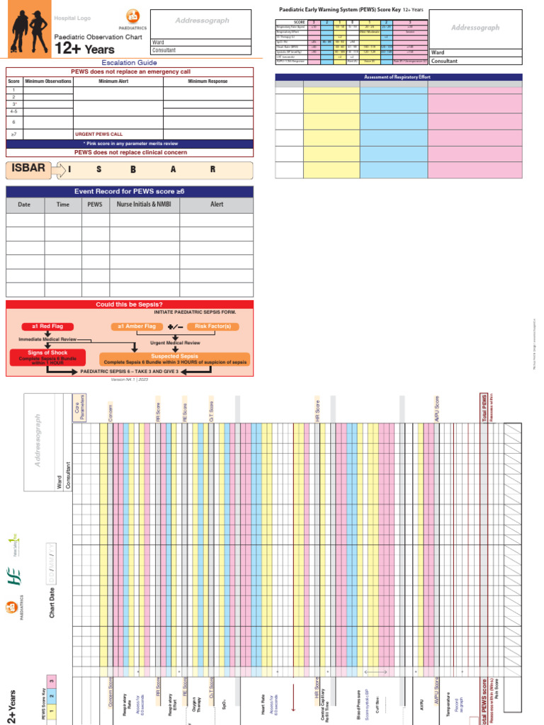 pews-sample-paediatric-observation-chart-type-b-without-paed-med-team ...