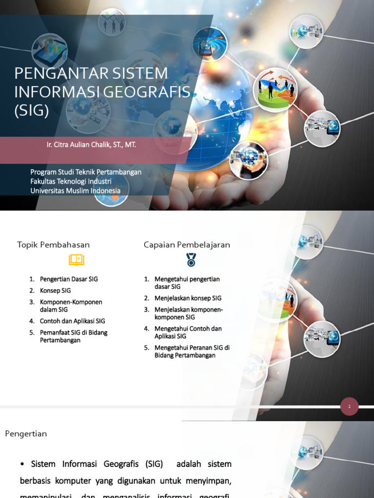 Materi-01 Pengantar Sistem Informasi Geografis | PDF