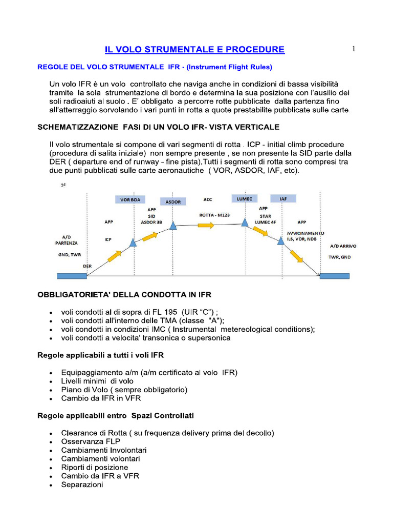 Il Volo Strumentale 1 | PDF