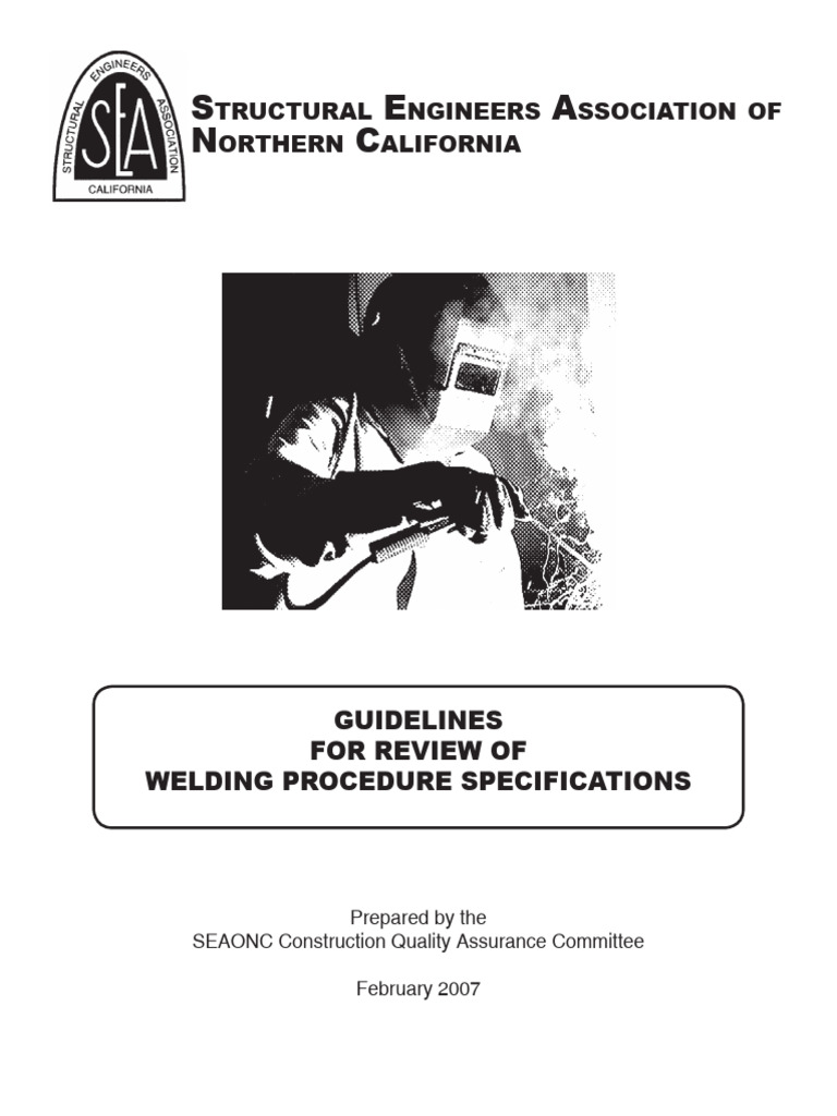 WPS Review Guidelines 2007 | PDF | Welding | Construction