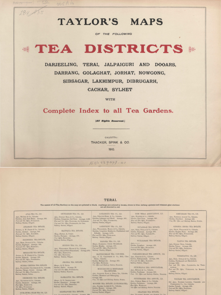 1910-Taylor Map Tea Garden | PDF