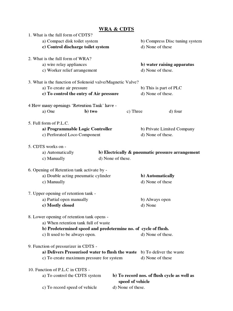 Wra & Cdts | PDF | Valve | Programmable Logic Controller