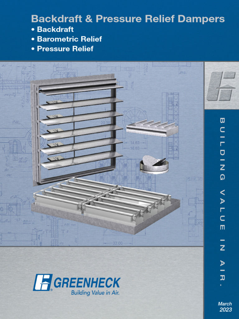 Backdraft Damper Selection Guide | PDF | Duct (Flow) | Manufactured Goods