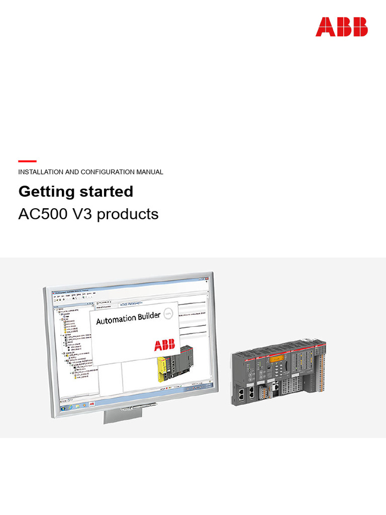 Getting Started AC500 V3 | PDF | Programmable Logic Controller | Computer Network