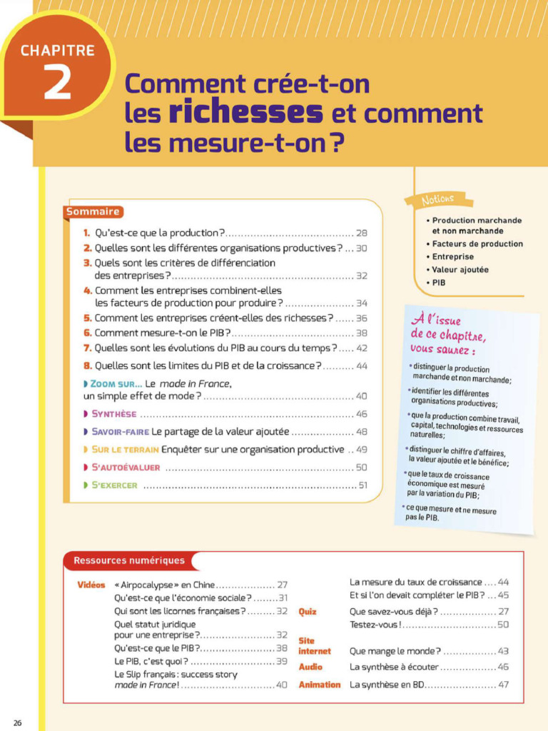 02 2de CHAP2 Richesses 2022 - Compressed | PDF