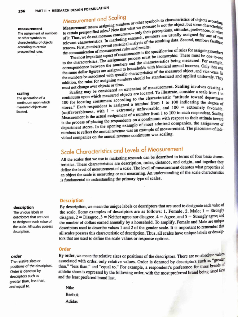 Measurement and Scaling | PDF
