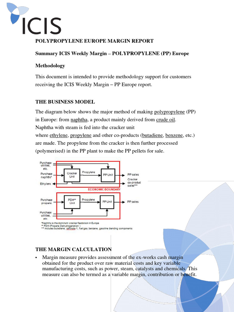 Polypropylene Margin Analysis Europe | PDF | Cracking (Chemistry)