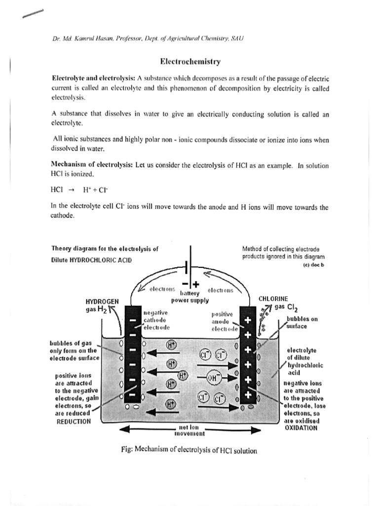 ACHEM 1101 ElectroChem. | PDF