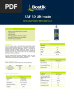 Technical Data Sheet - BOSTIK Rugby Excel | PDF | Adhesive | Natural Rubber
