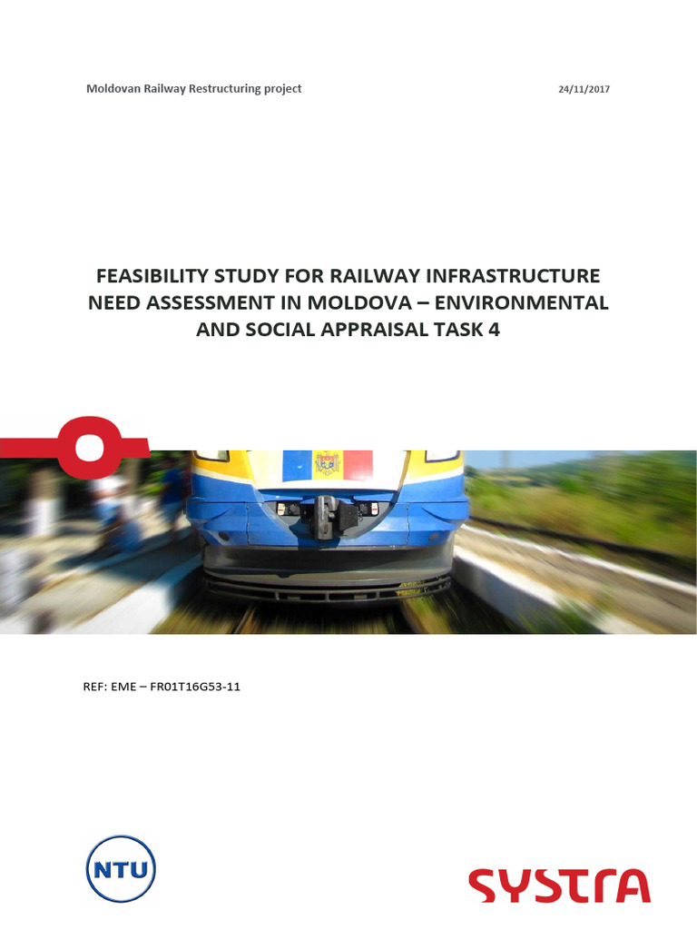 Feasibility Study For Railway Infrastructure Need Assessment in Moldova ...