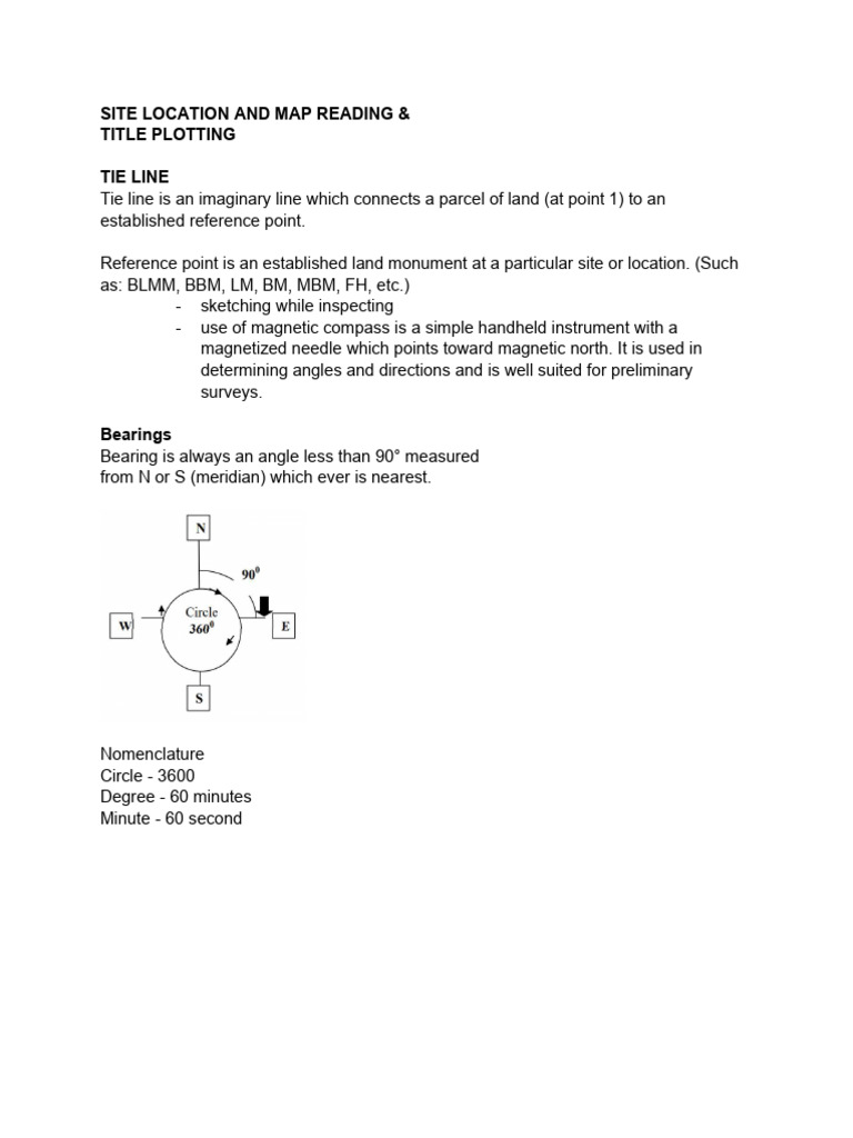 Title Plotting | PDF | Surveying | Land Lot