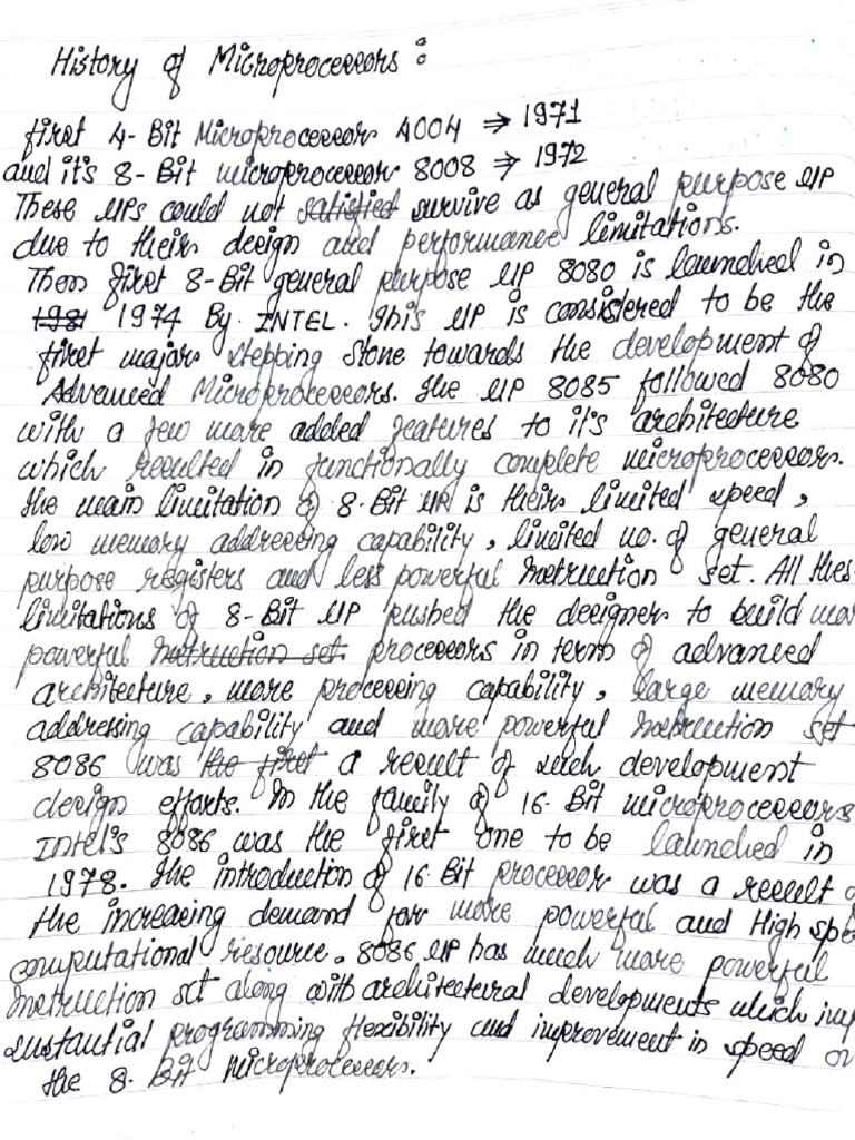 Miicroprocessor Architecture | PDF | Computer Engineering | Computer ...