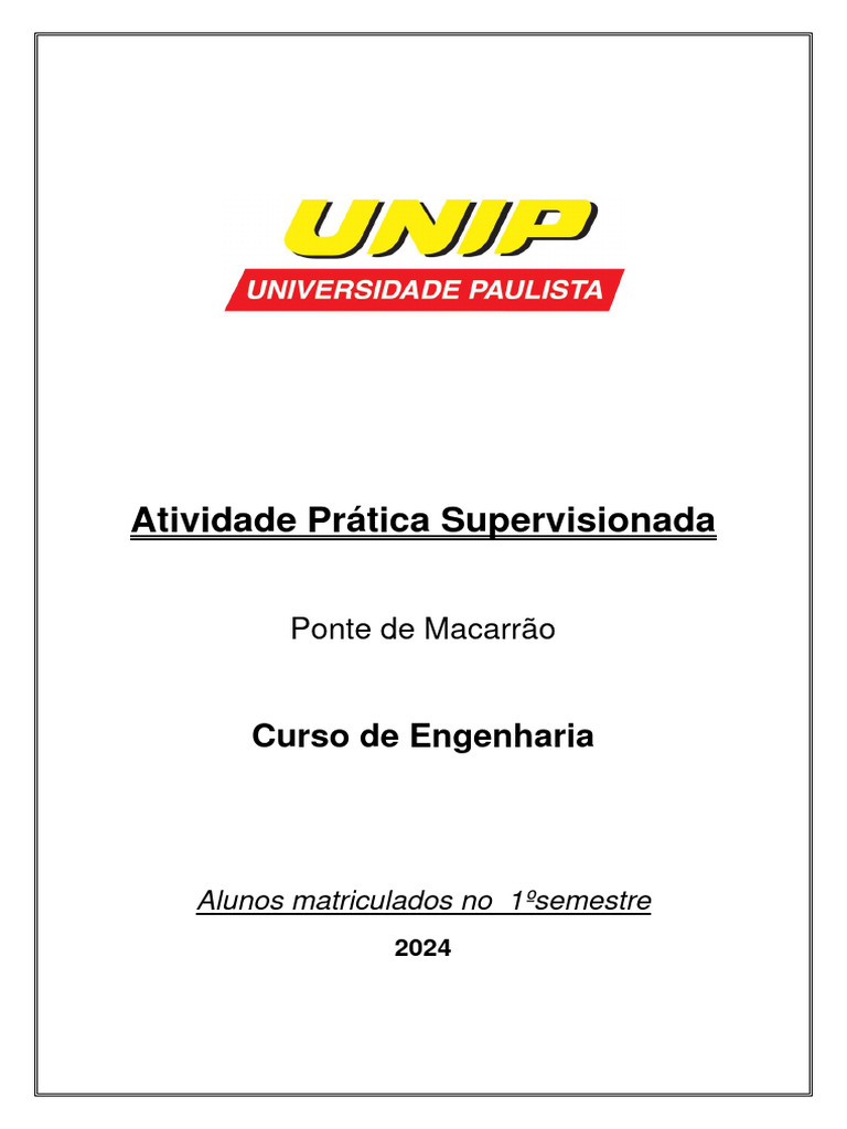 APS - GRADE - Ponte de Macarrao-2024 - 240318 - 190514 | PDF | Ponte ...