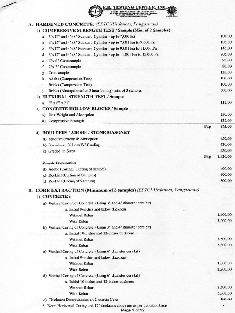 Price List PDF 1 | PDF