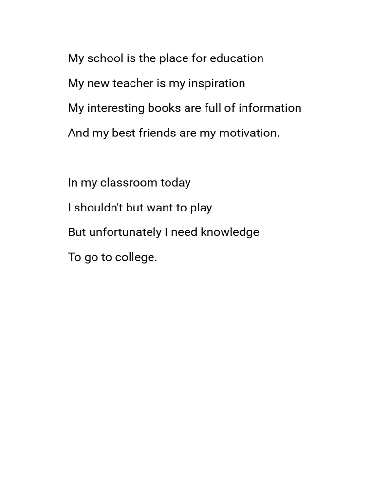 Inspiring School Life and Learning | PDF