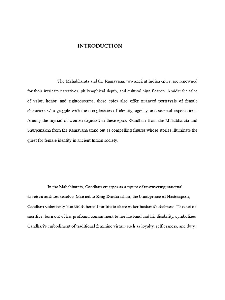 Final Year Project (1) AKSHAY | PDF | Rama | Mahabharata