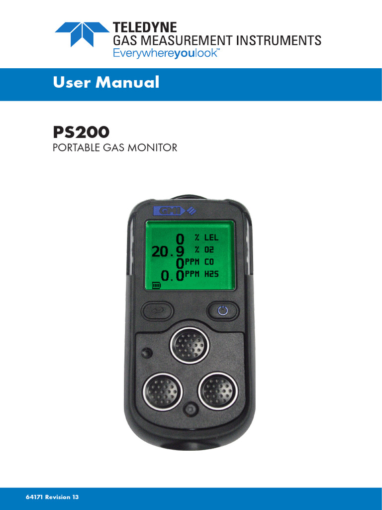 Gas Monitor User Guide | PDF | Microsoft Windows | Computer Monitor