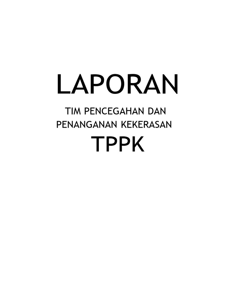 Laporan TPPK | PDF