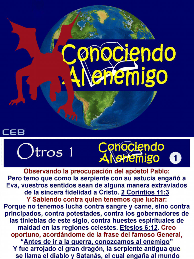Conociendo Al Enemigo | PDF