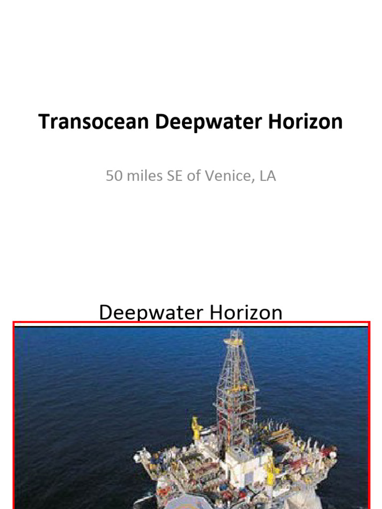 Deepwater Horizon Transocean | PDF | Deepwater Horizon | Petroleum Industry