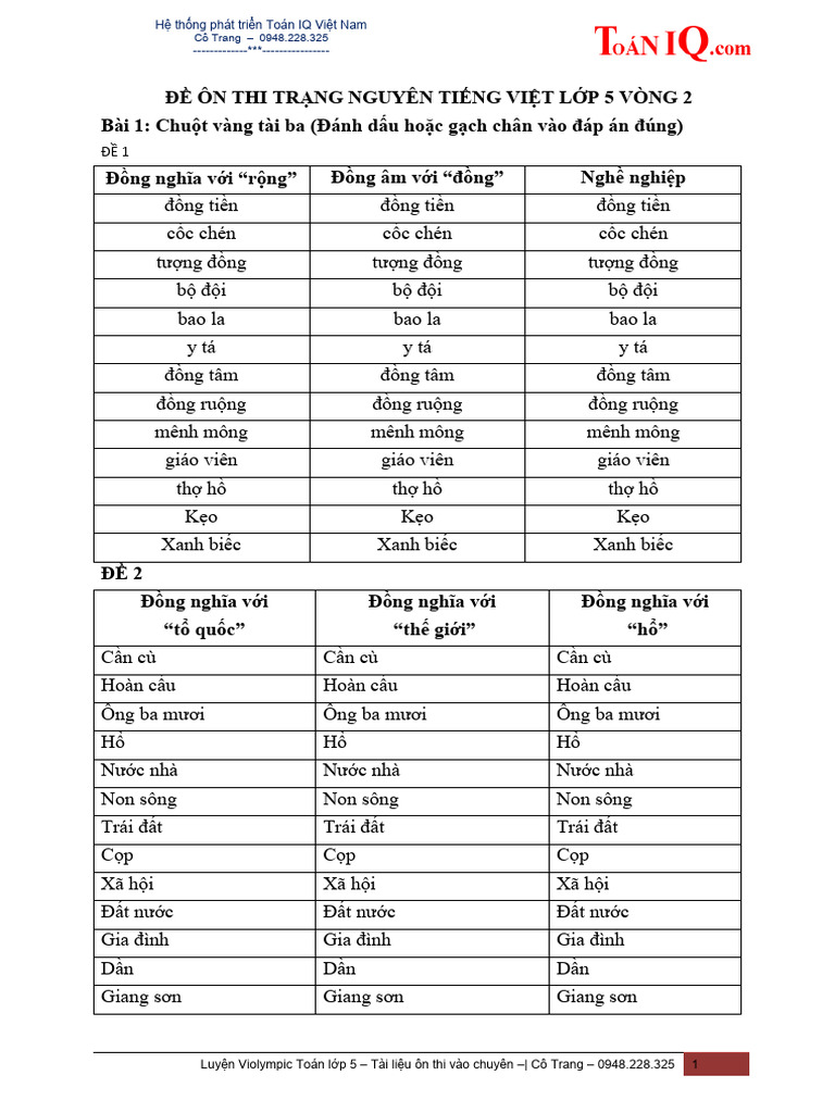 tntv5 - Vong 2 111120228 | PDF