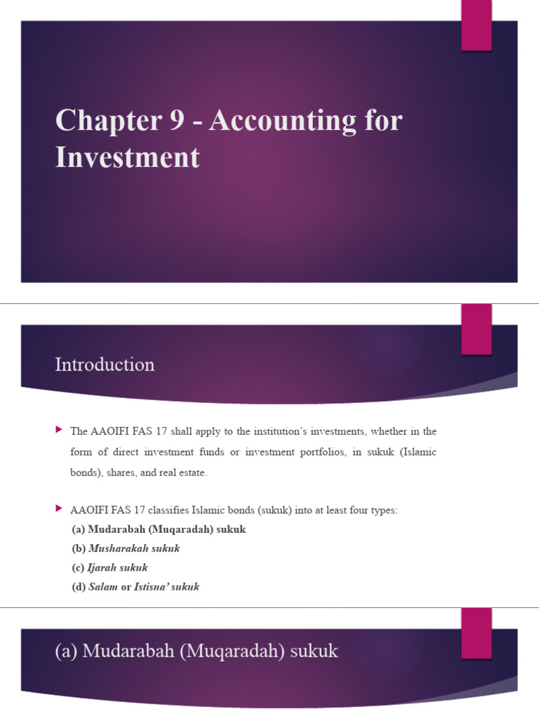 CH 09 Accounting For Investment | PDF | Fair Value | Mark To Market Accounting