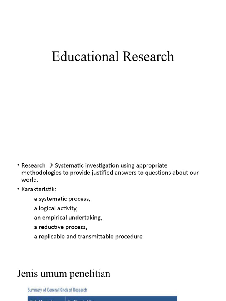 2 Educational Research | PDF | Methodology | Science
