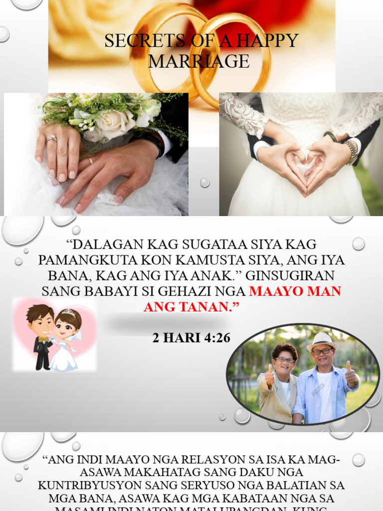 4 Secrets of A Happy Marriage | PDF