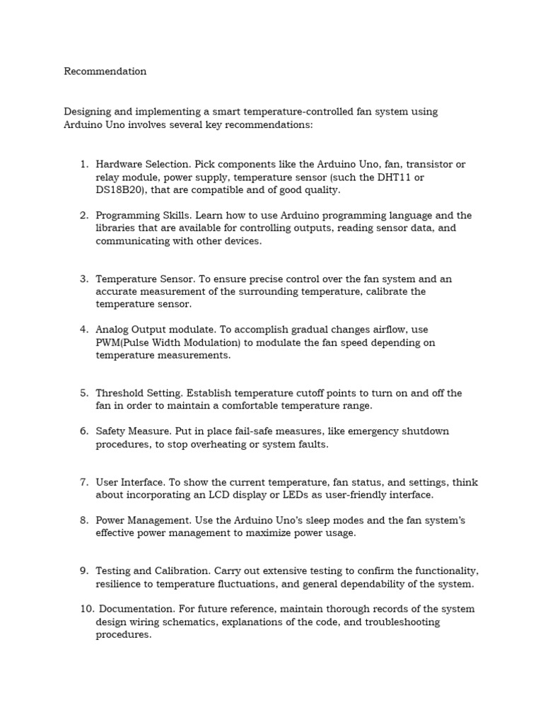 Recommendation | PDF