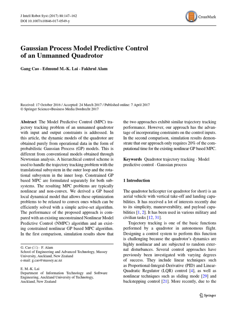Guassian Process of MPC | PDF | Mathematical Optimization | Applied Mathematics