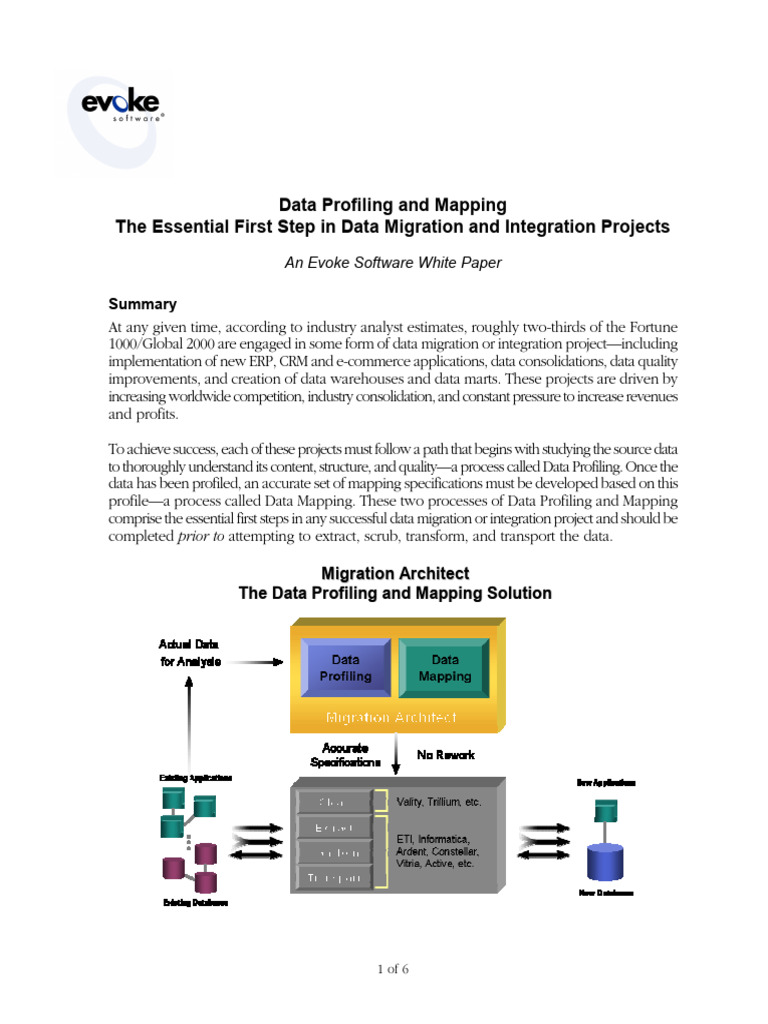Data Migration First Steps | PDF | Data | Data Analysis