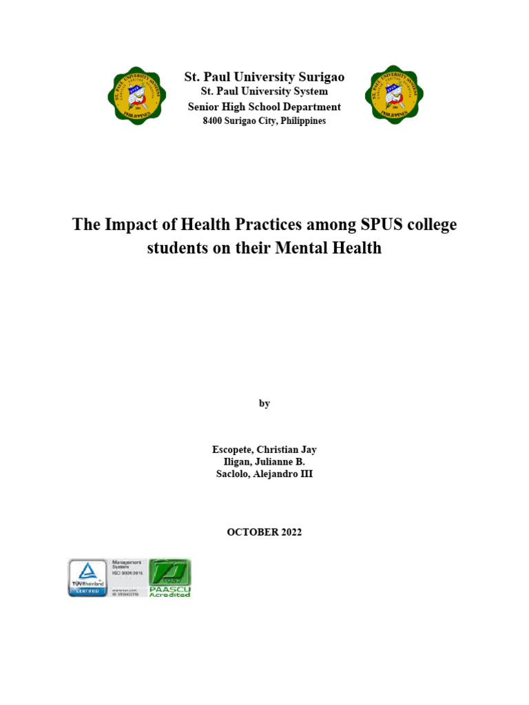 CHAPTER-1-REVISED (With Citations | PDF | Mental Health | Mental Disorder