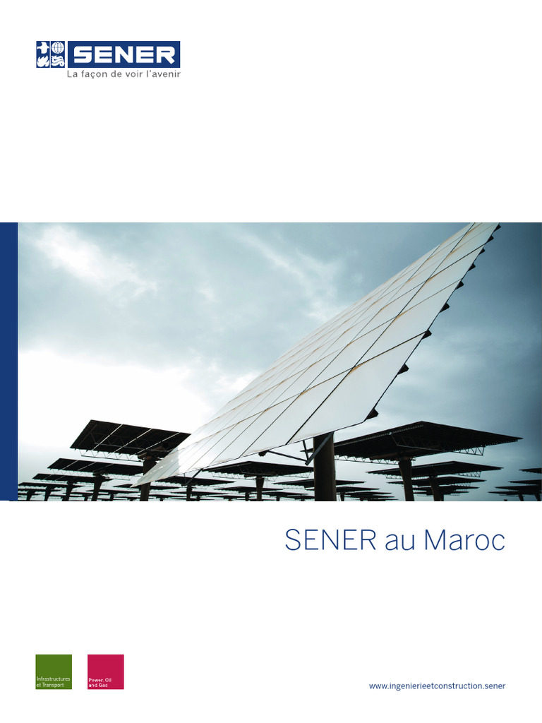 SENER : Leader des infrastructures au Maroc | PDF | Transport ...
