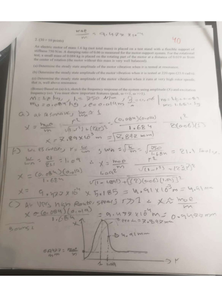 Vib Exam2 Review | PDF