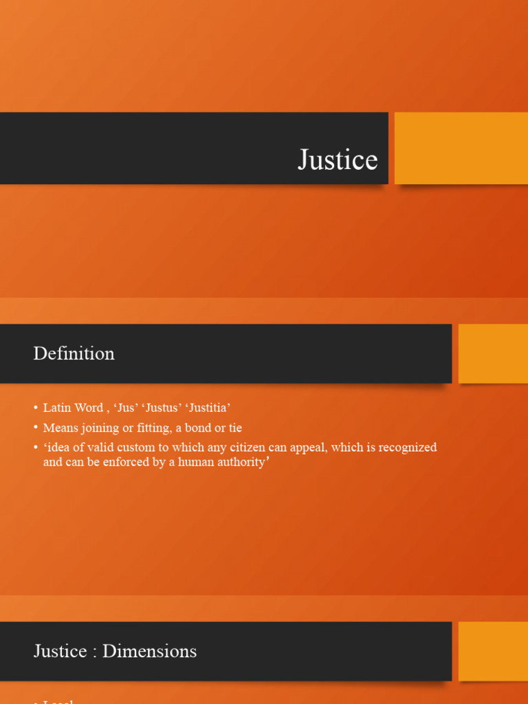 M4. PPT Justice | PDF | Justice | Crime & Violence