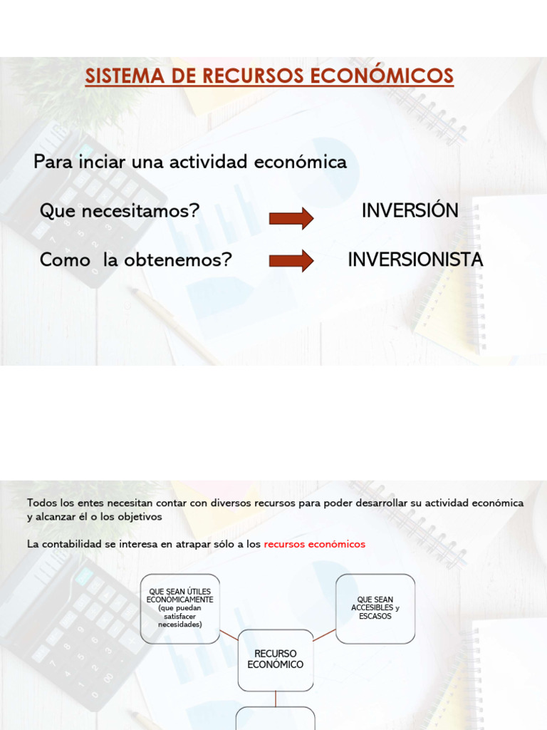 Sistemas Recursos Economicos Unidad 1 | PDF | Dinero | Business