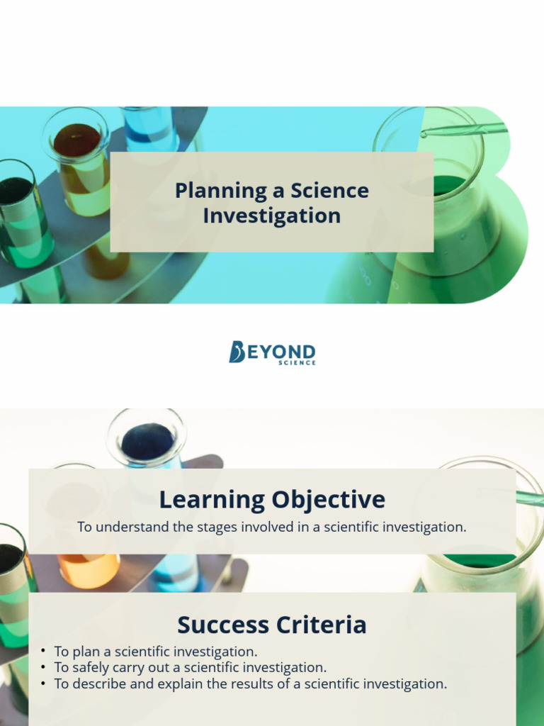 Science Investigation PowerPoint | PDF | Chart | Cartesian Coordinate ...