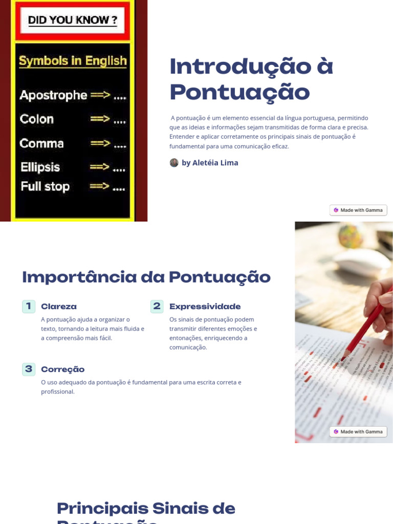 Guia Prático de Pontuação | PDF | Pontuação | Comunicação