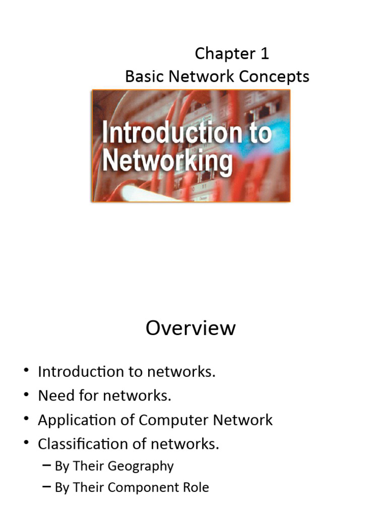 Lesson 1-Introducing Basic Network Concepts | PDF | Computer Network | Local Area Network