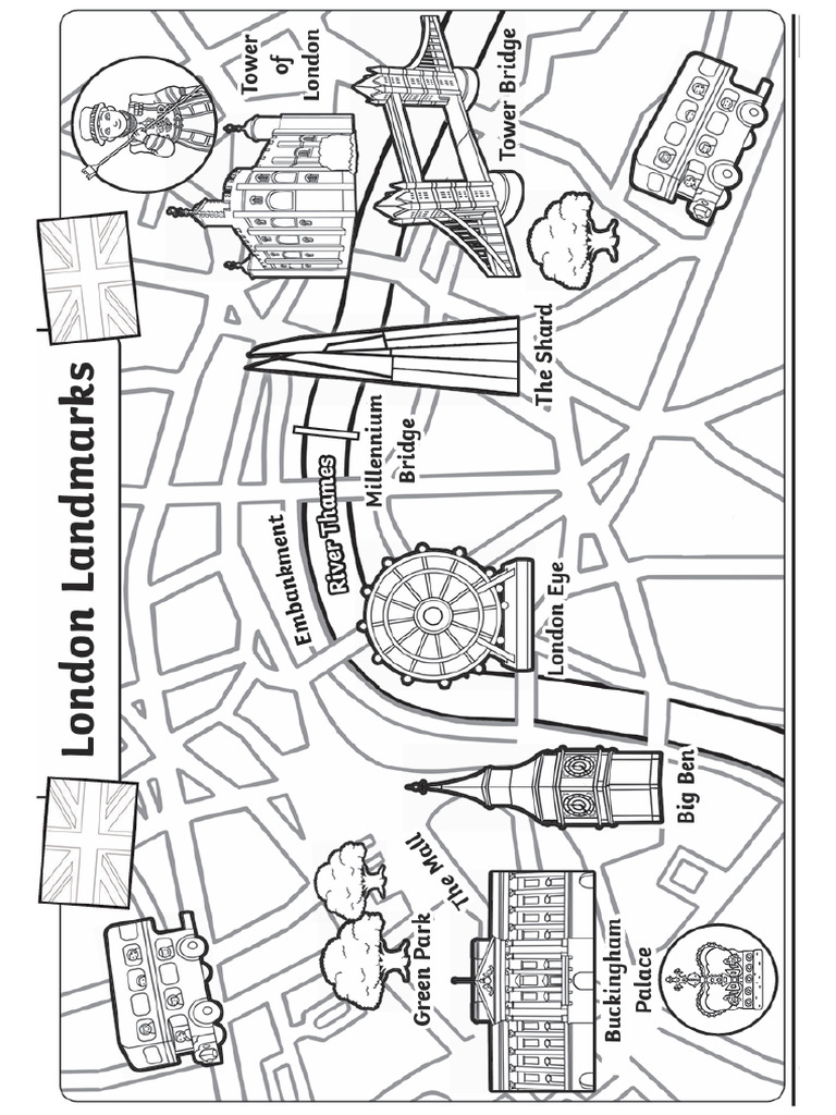 London Map Colouring 1X | PDF