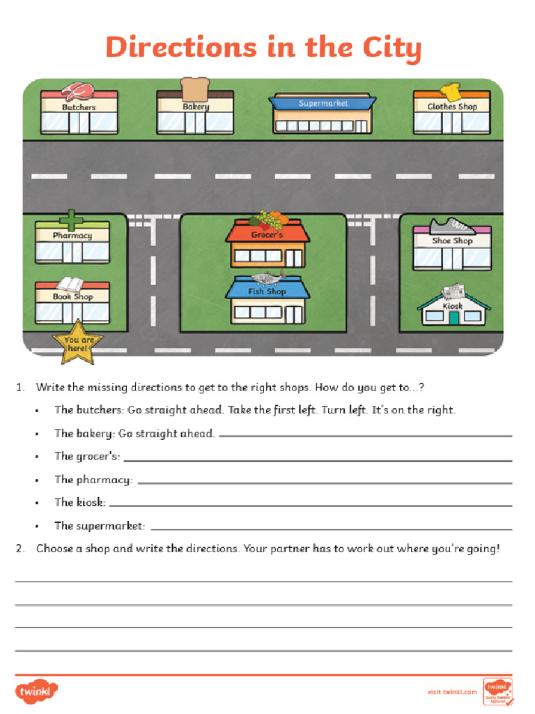 Worksheet Directions 1X | PDF