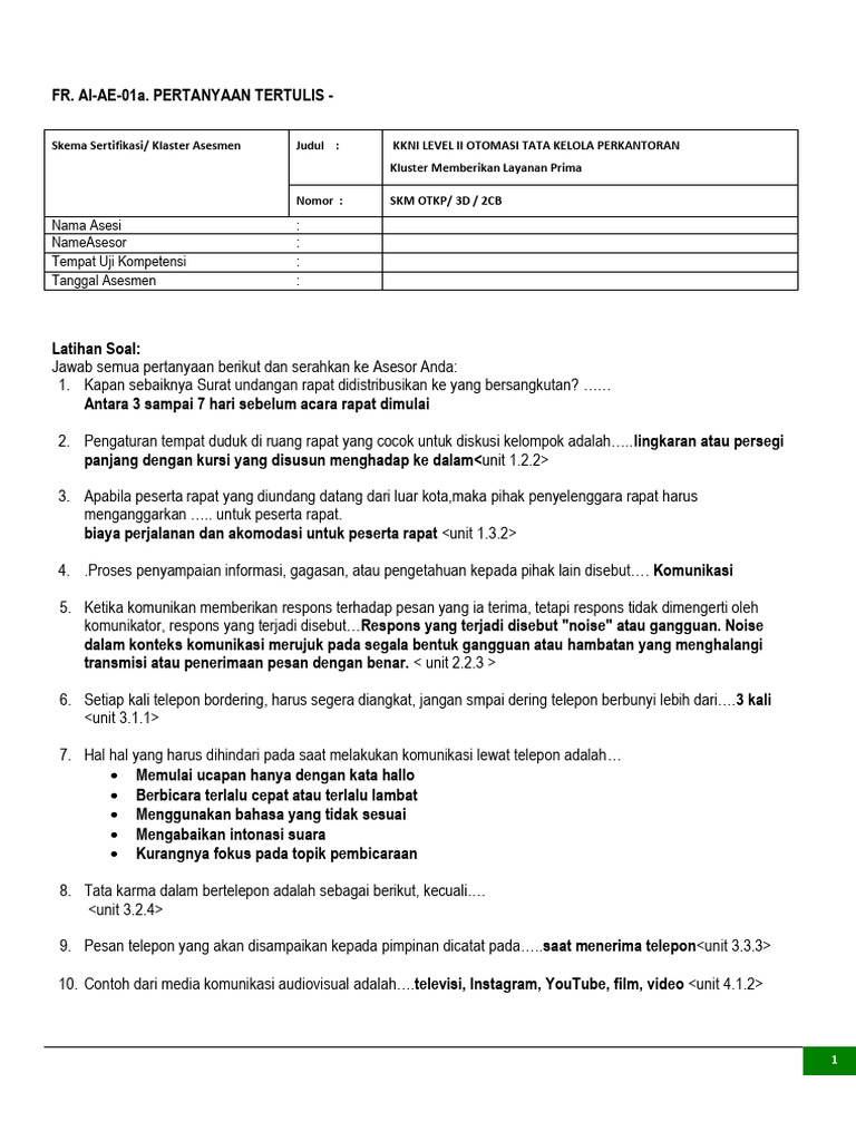 Soal Uraian | PDF | Karier & Perkembangan | Bisnis