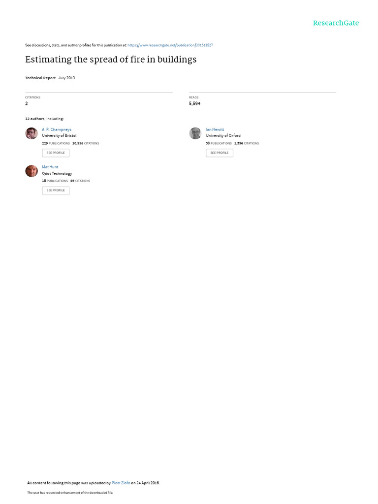 ESGI91 - Esgi Awe Fire Report | PDF | Heat Transfer | Heat