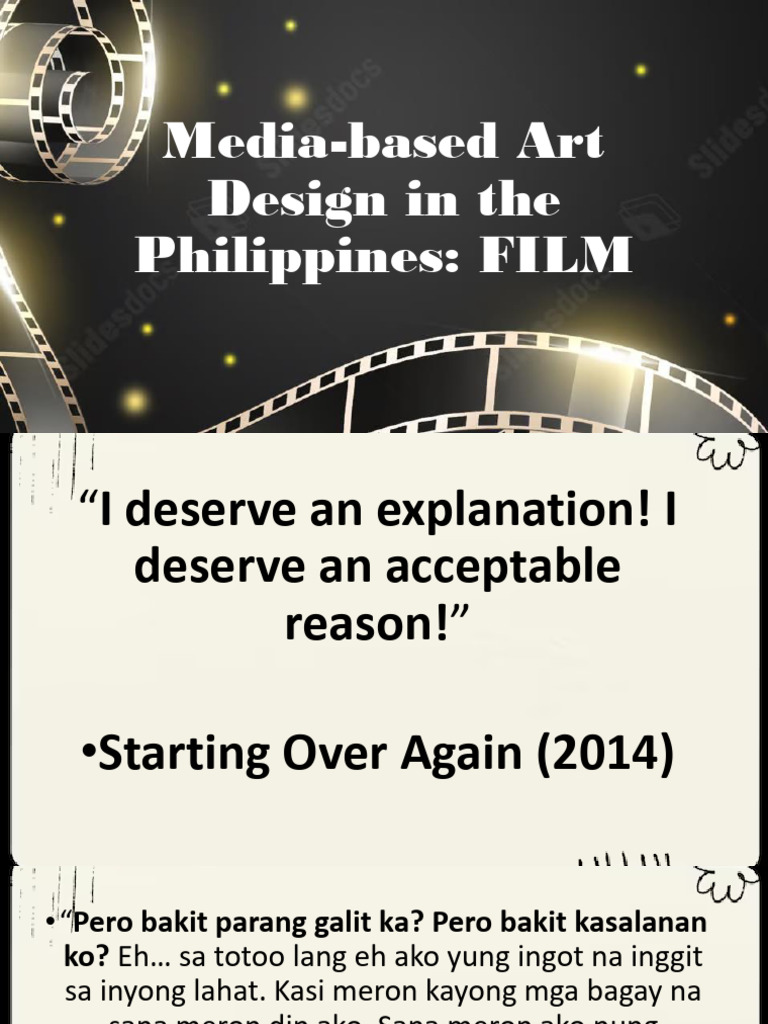 Media Arts and Filipino Film Analysis | PDF | Cinematography